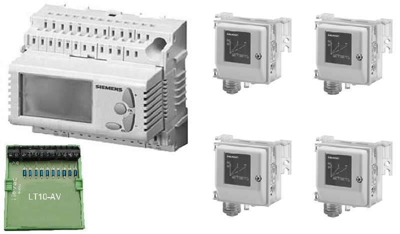 BEST STAIRWELL PRESSURISATION CONTROL SYS c/w 4 X PRESS. SENSORS ...